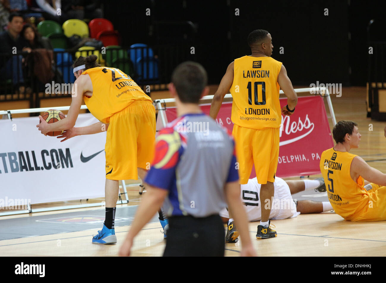 London, UK. 29th December 2013. British Basketball League, The London ...