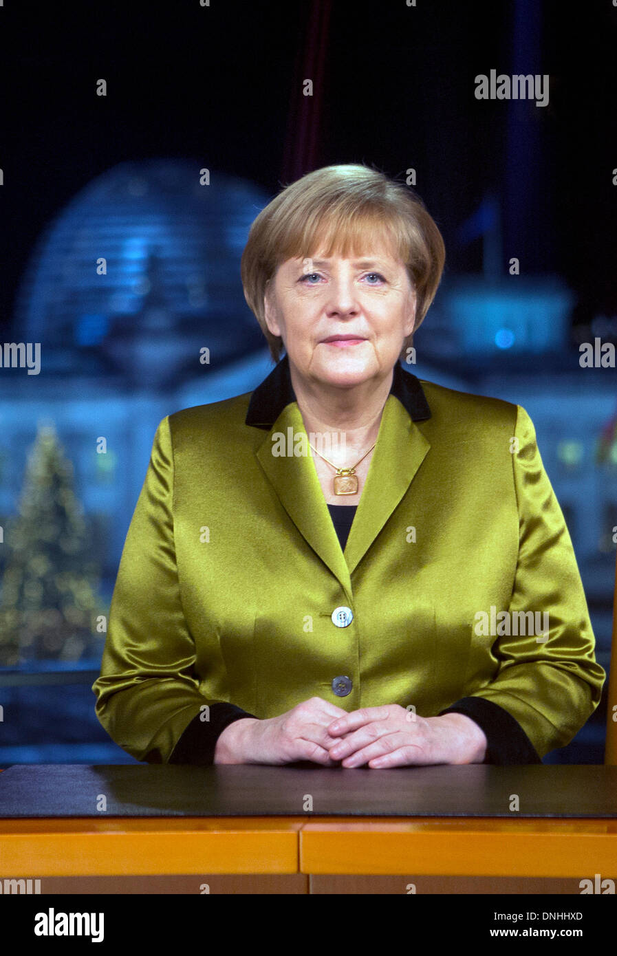 German Chancellor Angela Merkel poses for a photograph after the ...