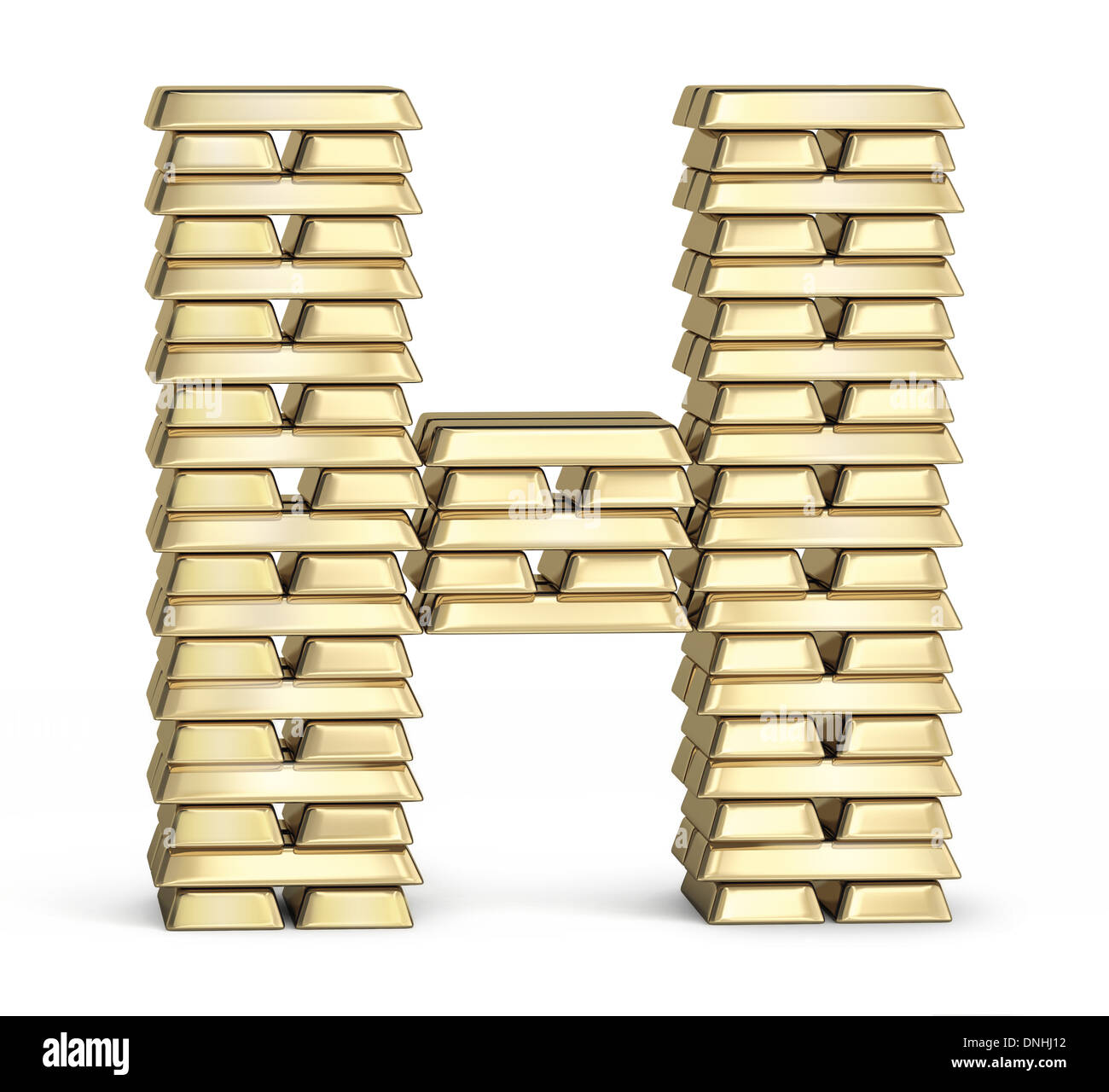 Golden letter h hi-res stock photography and images - Alamy