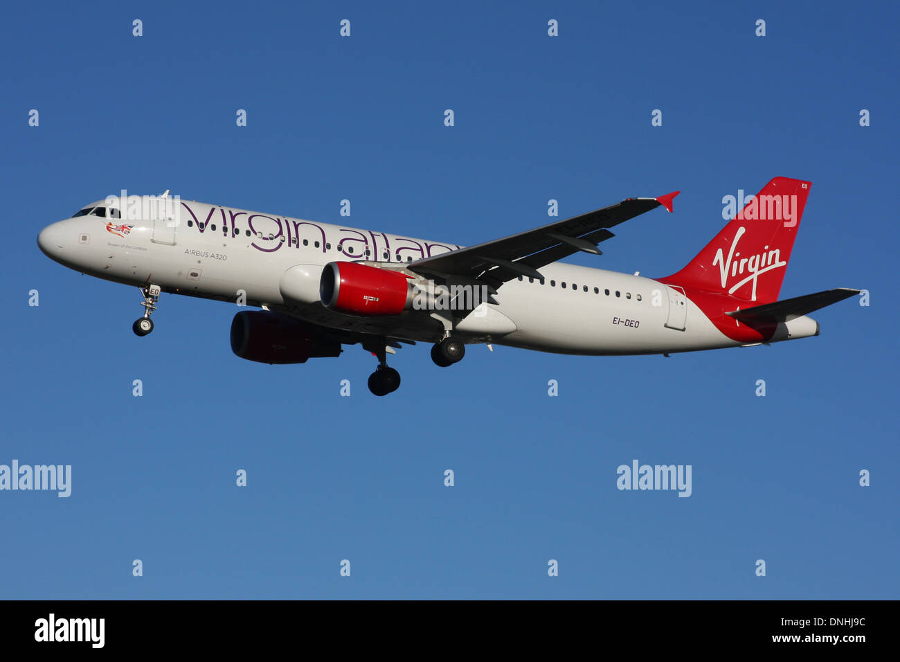VIRGIN LITTLE RED AIRBUS A320 Stock Photo - Alamy