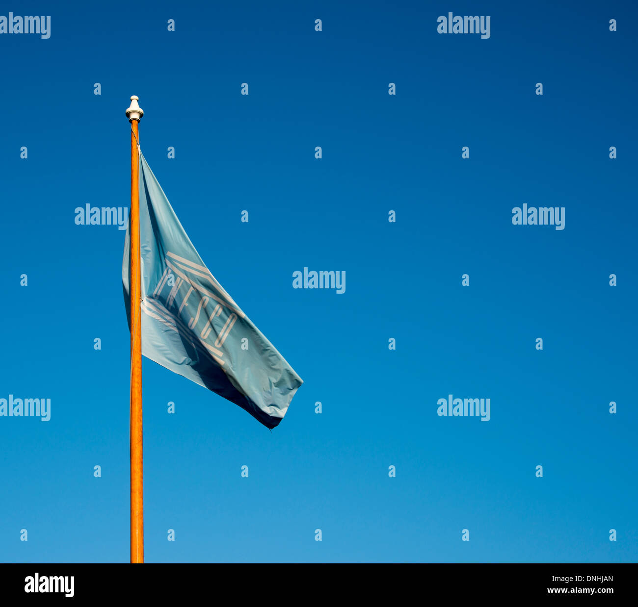 Unesco flag hi-res stock photography and images - Alamy