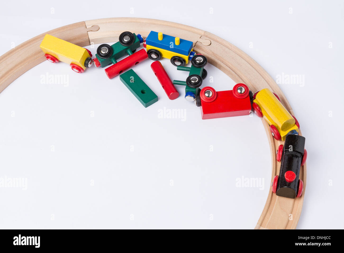 Toy train track hi-res stock photography and images - Alamy