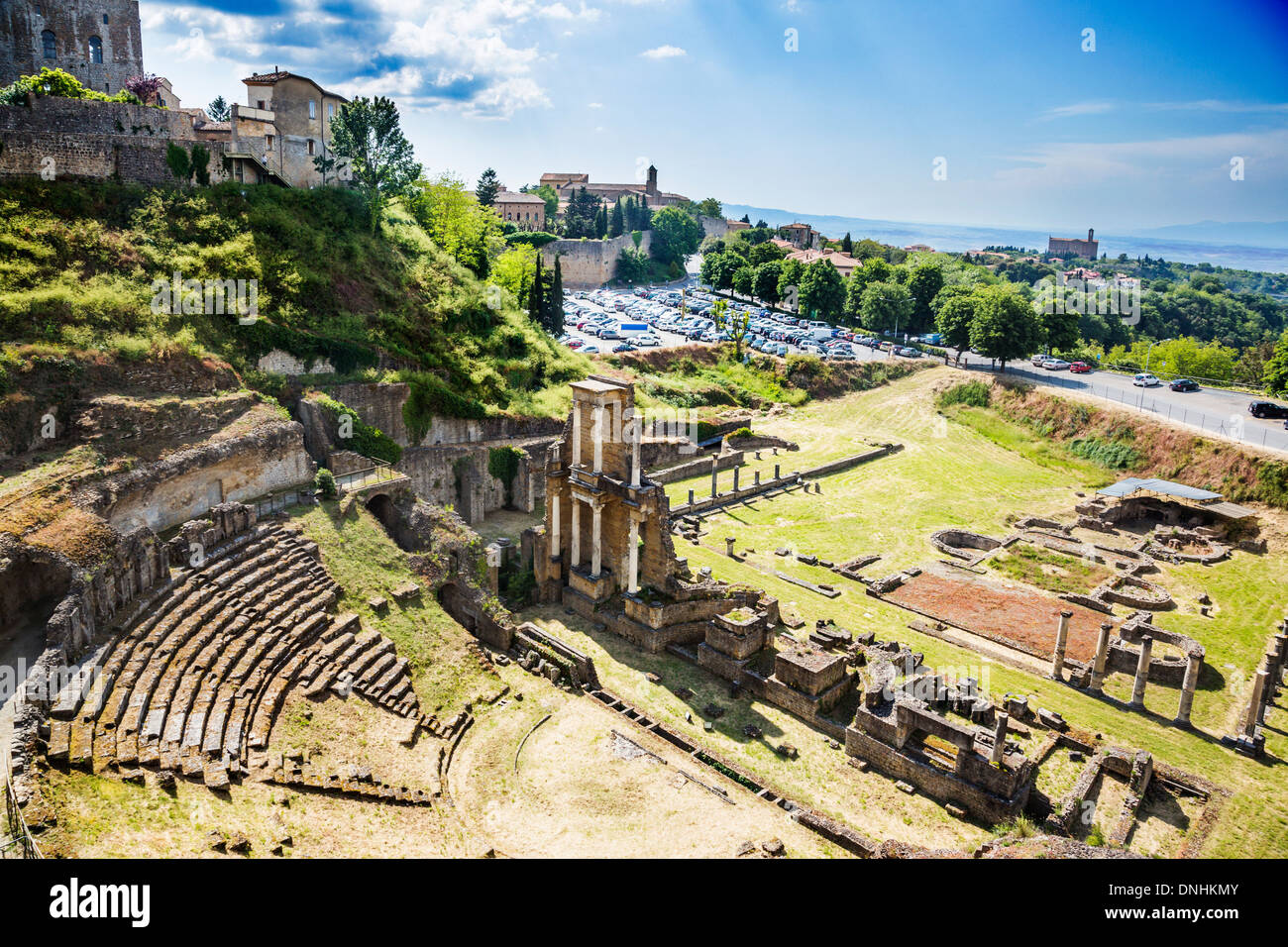 Roman amphitheater volterra tuscany italy hi-res stock photography and ...
