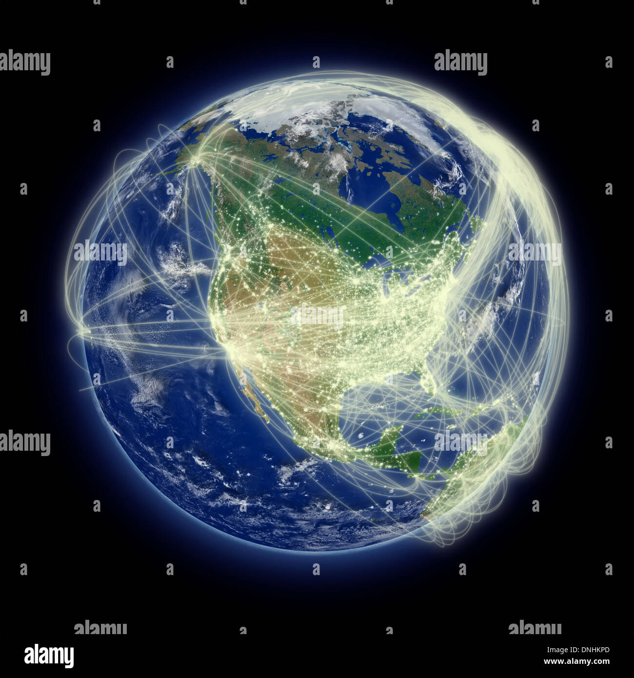 Flight paths hi-res stock photography and images - Alamy