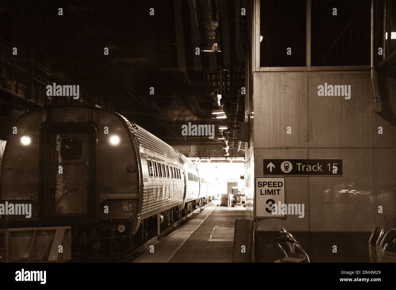 Train at Union Station Stock Photo - Alamy