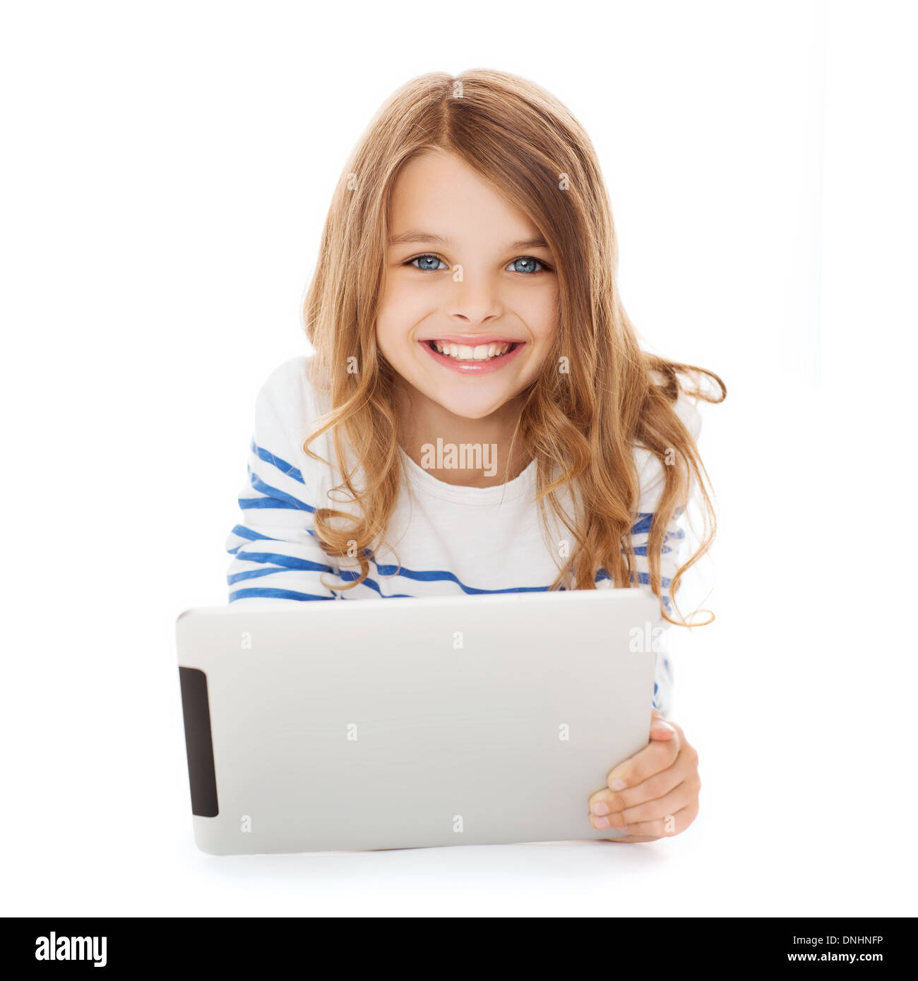 Child tablet computer pre teen Cut Out Stock Images & Pictures - Alamy
