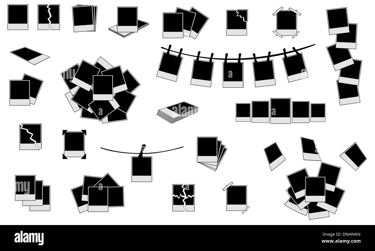 set of pictures isolated Stock Photo - Alamy