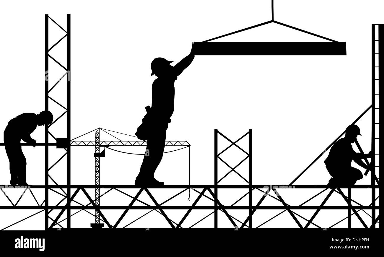 Construction workers team man Black and White Stock Photos & Images - Alamy