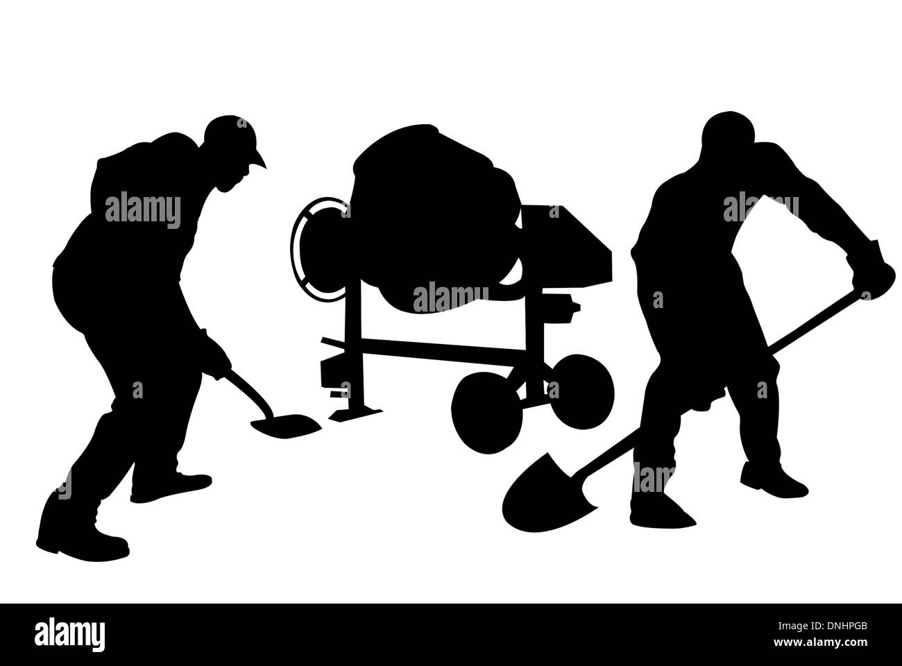 Black men workers Cut Out Stock Images & Pictures - Alamy