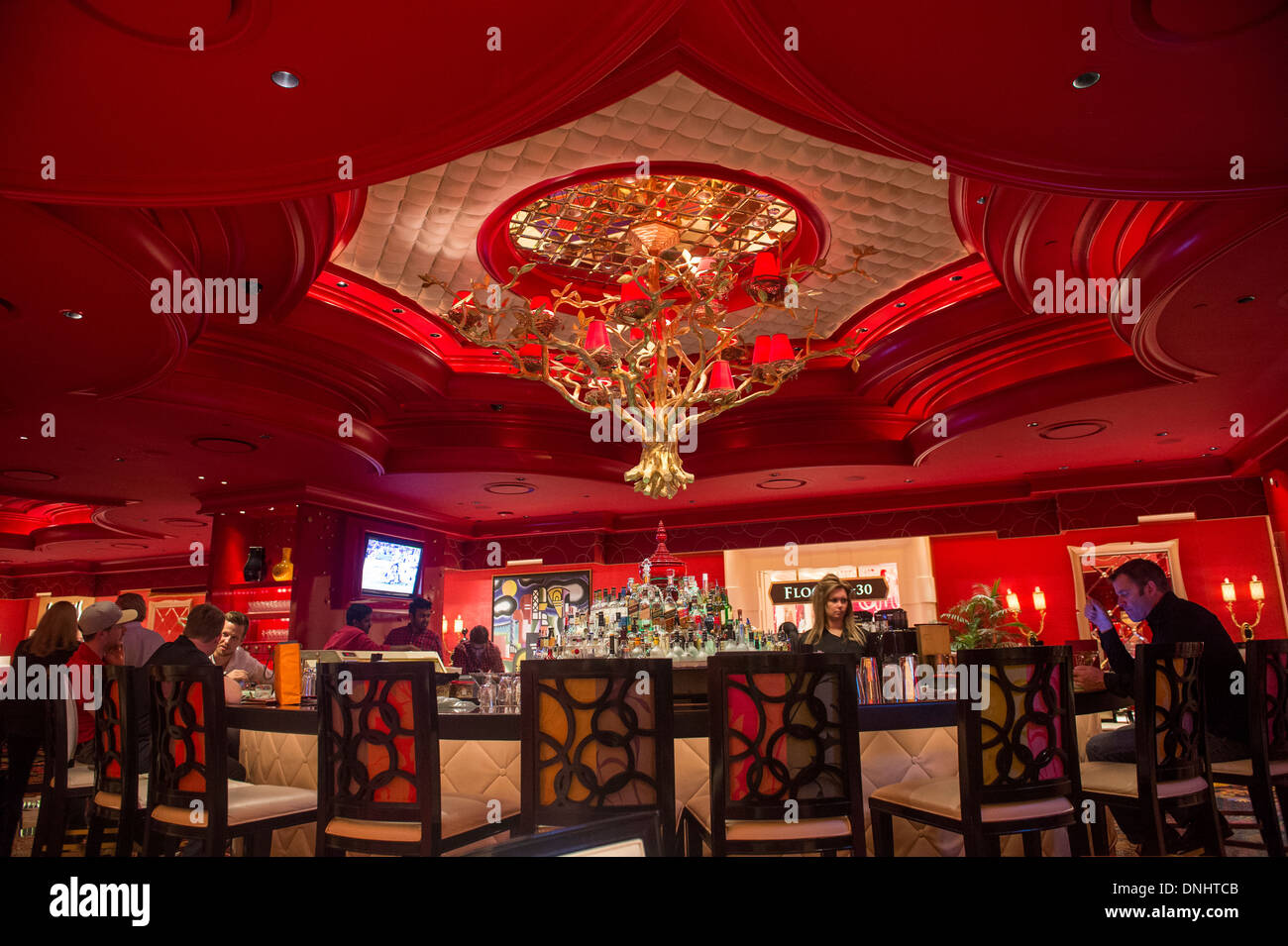 The the interior of Wynn Hotel and casino in Las Vegas Stock Photo - Alamy