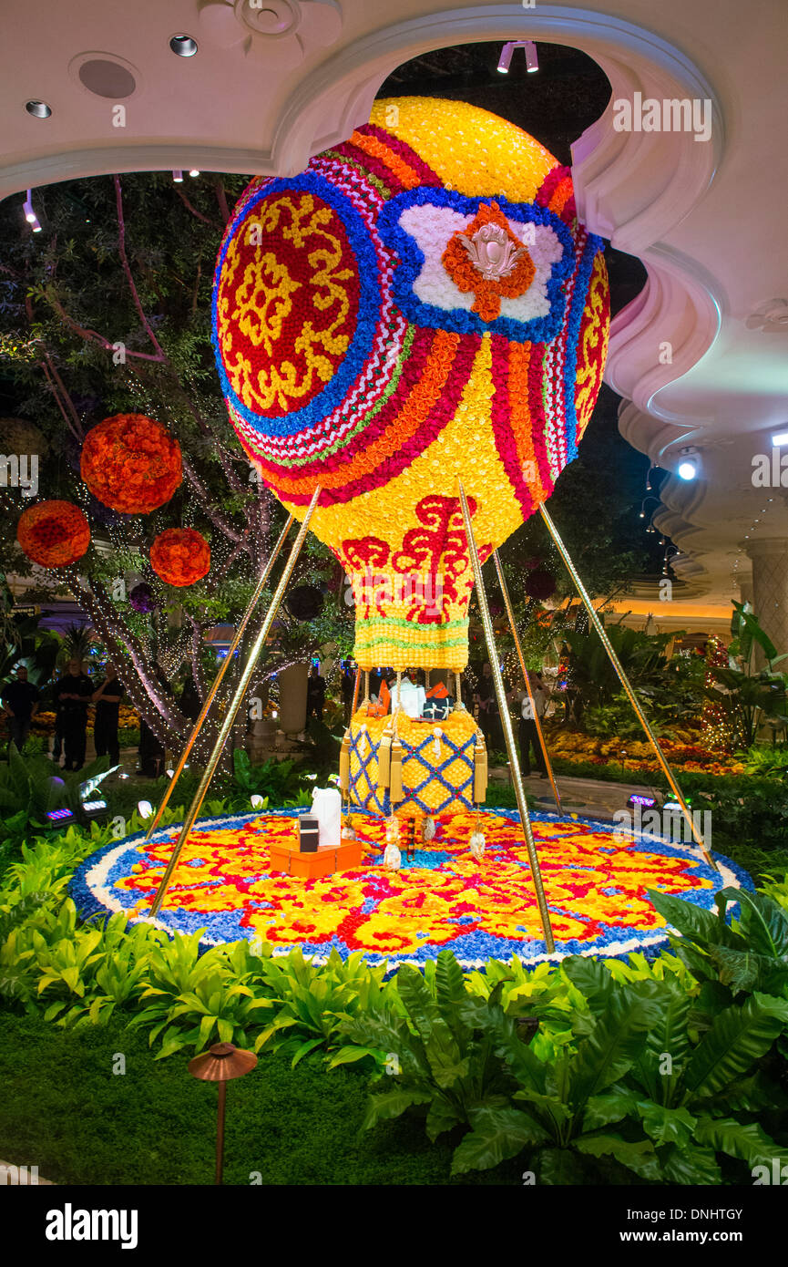 Flowers installation wynn hotel casino hi-res stock photography and ...