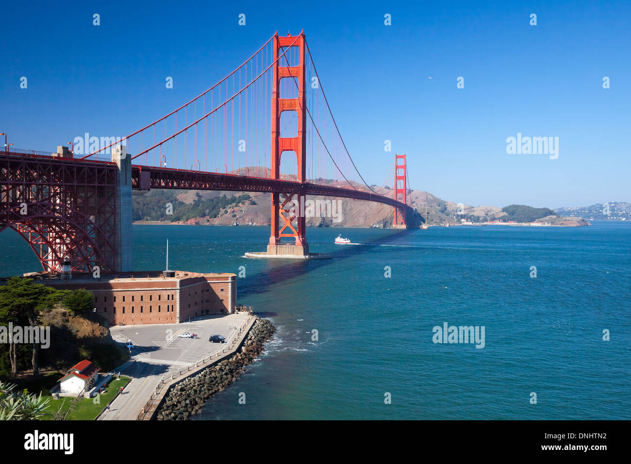The Golden Gate Bridge and Fort Point Stock Photo - Alamy