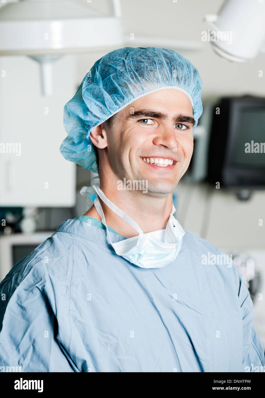 Portrait cheerful male veterinarian medical hi-res stock photography ...