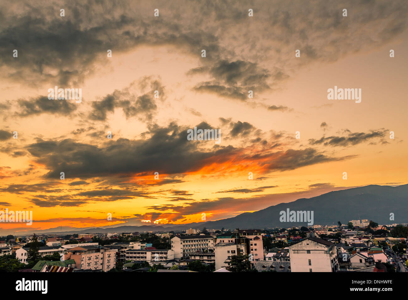 Thailand chiang mai sunset hi-res stock photography and images - Alamy