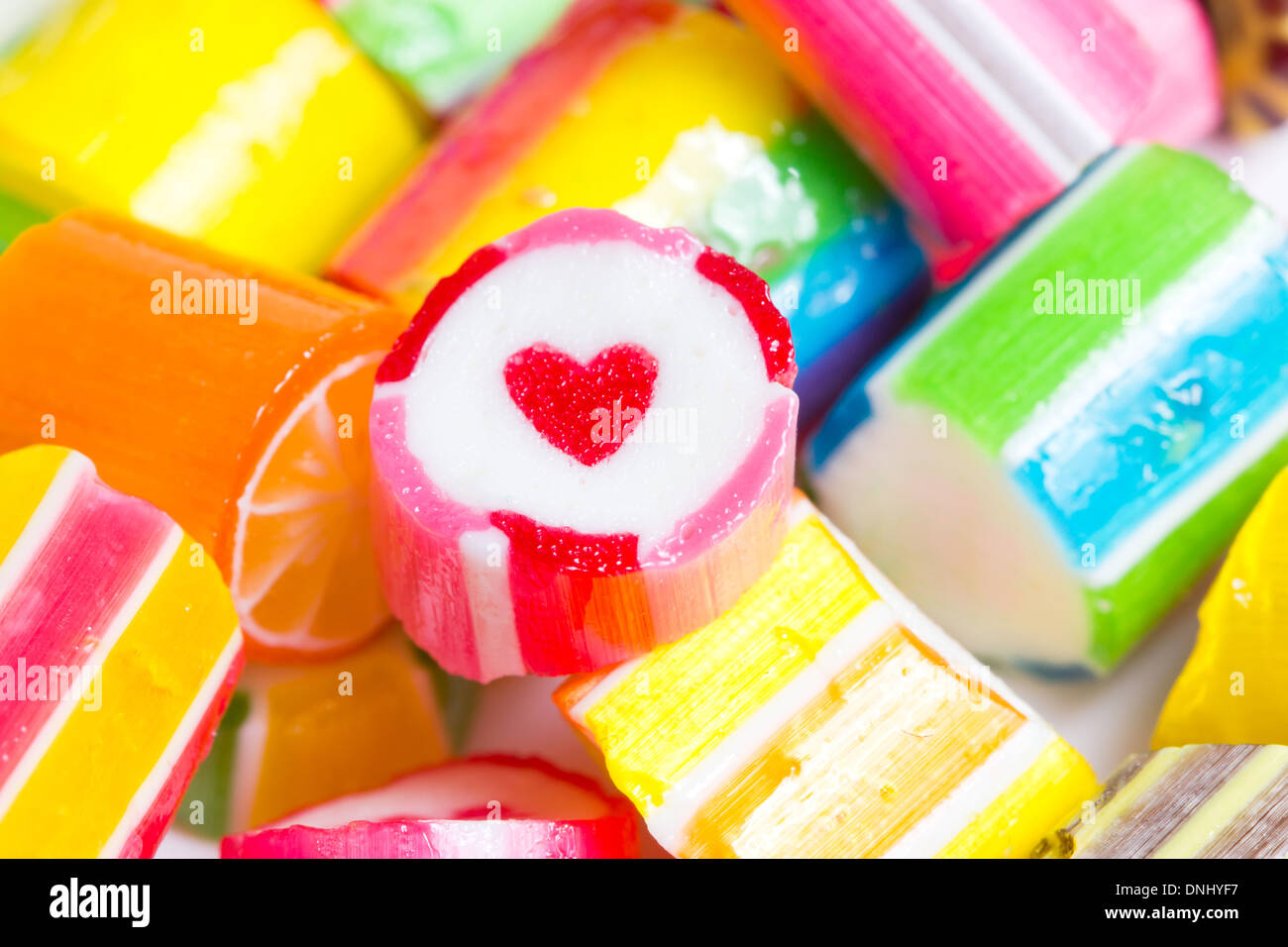 Close up colorful candies Stock Photo - Alamy