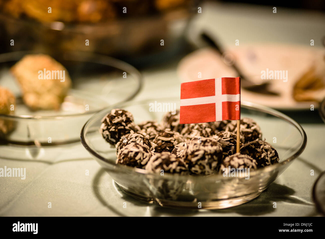 Denmark food flag hi-res stock photography and images - Alamy