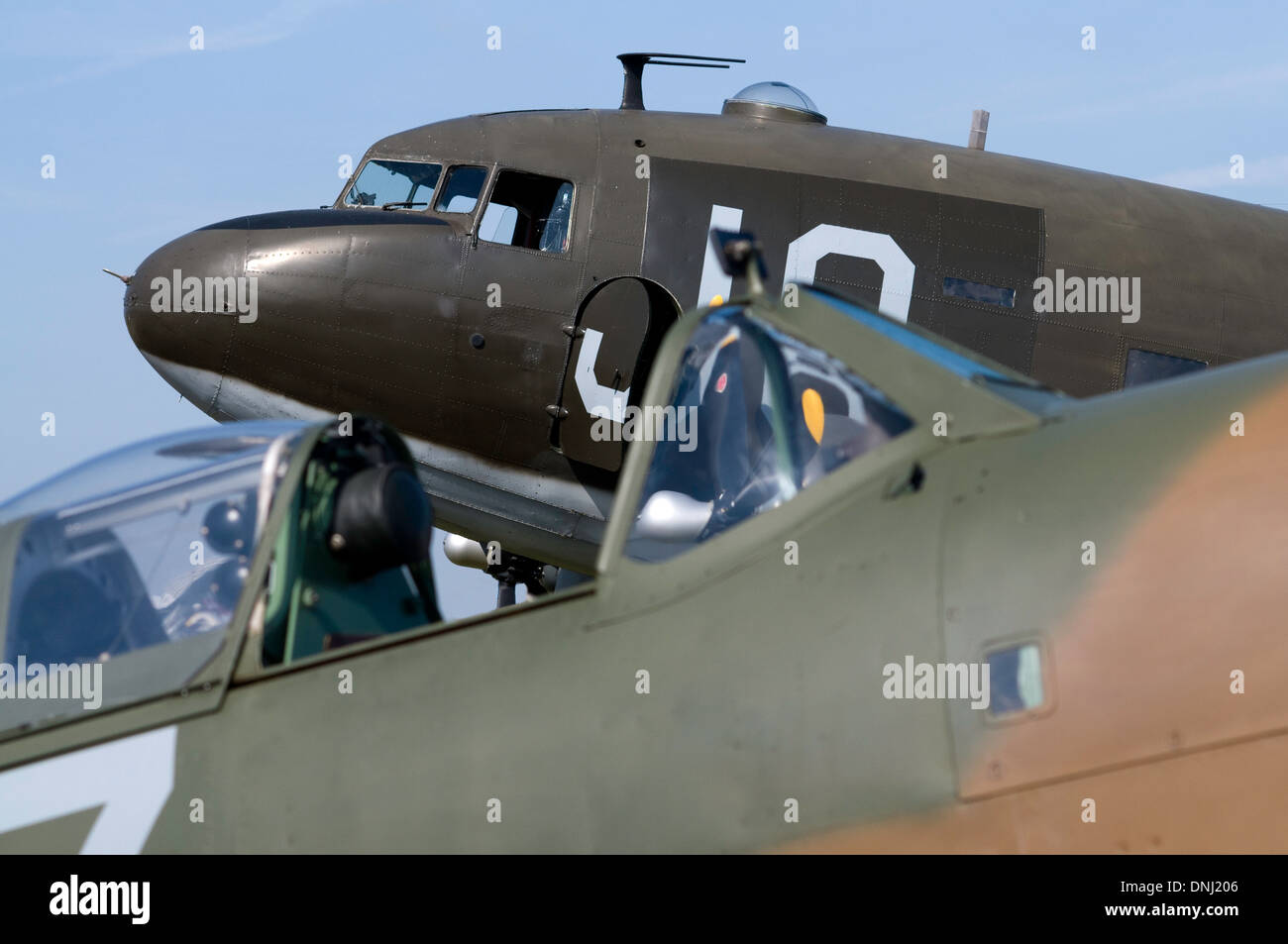 Spitfire cockpit hi-res stock photography and images - Alamy