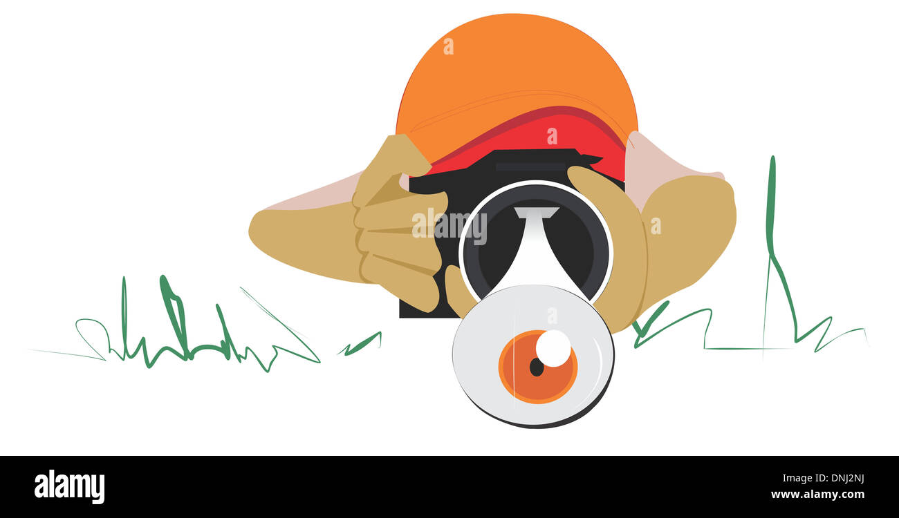 Illustrative representation of eye popping photography Stock Photo - Alamy