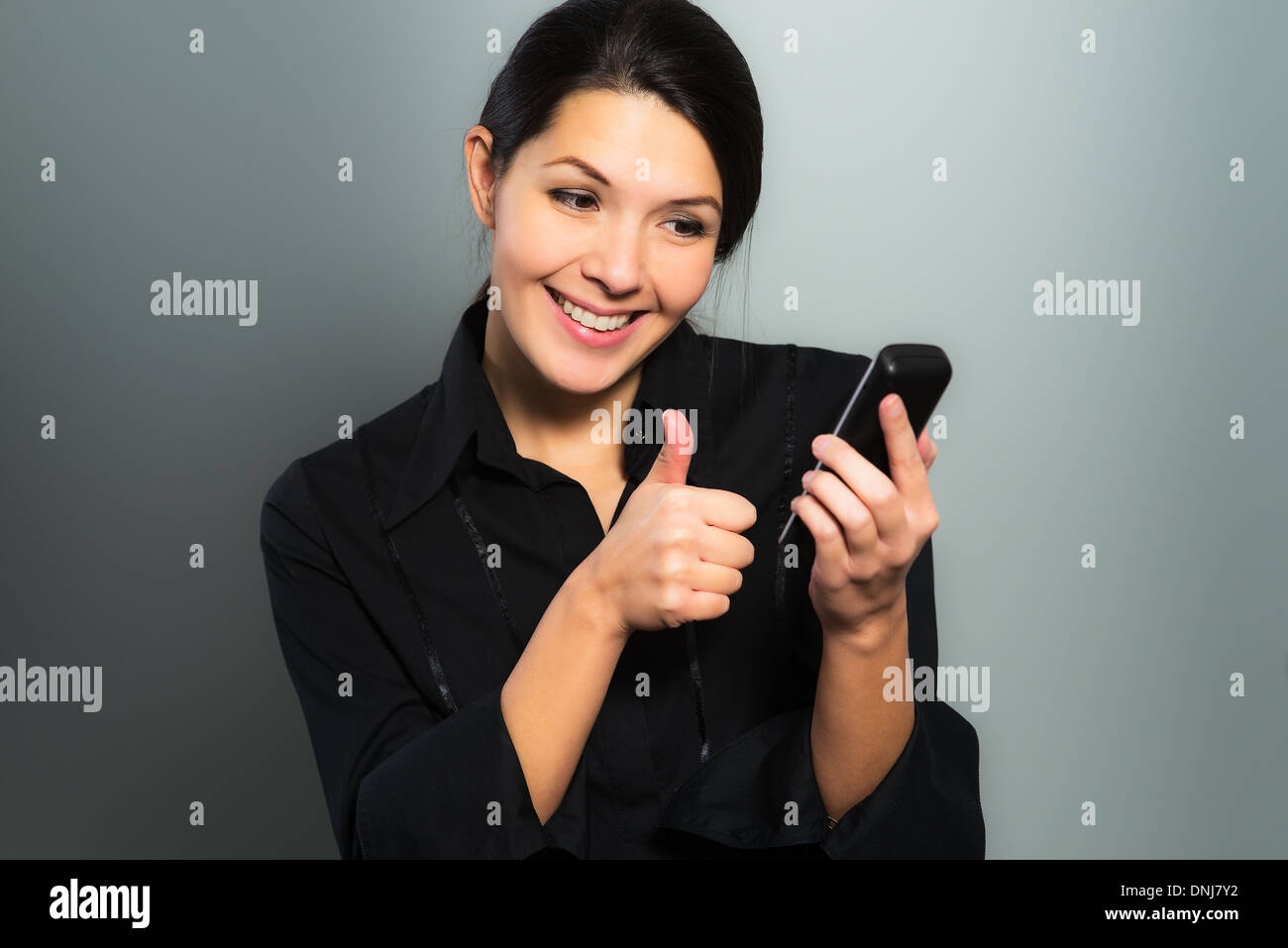 Thumbs up reaction hi-res stock photography and images - Alamy