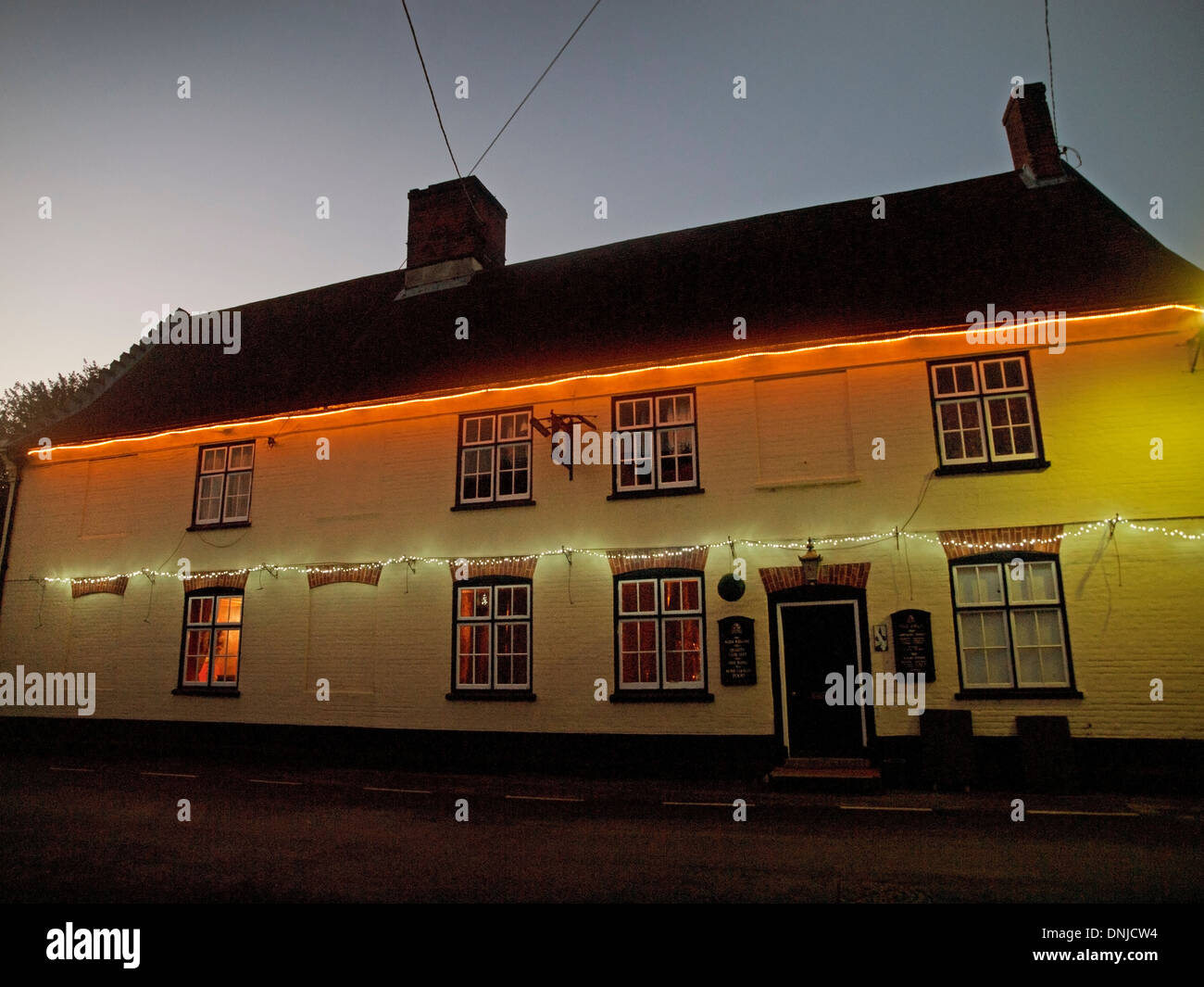 The Hoxne Swan, a public house in Suffolk Stock Photo - Alamy