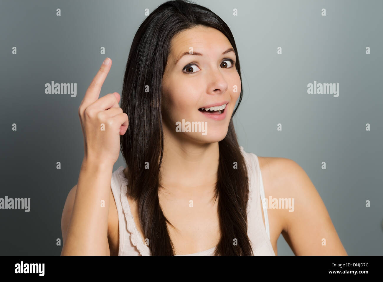 Beckoning with index finger hi-res stock photography and images - Alamy