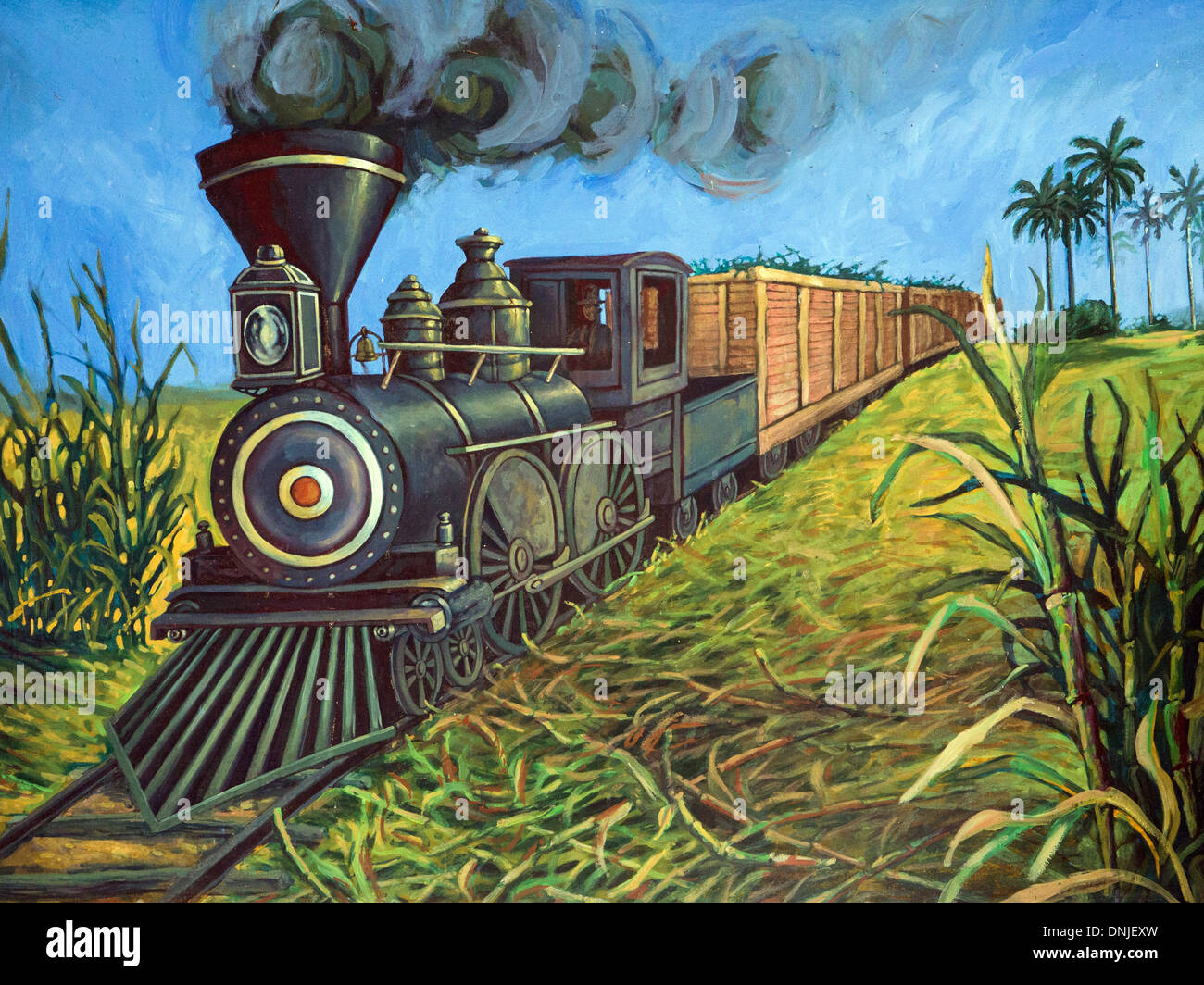 Steam Train Art
