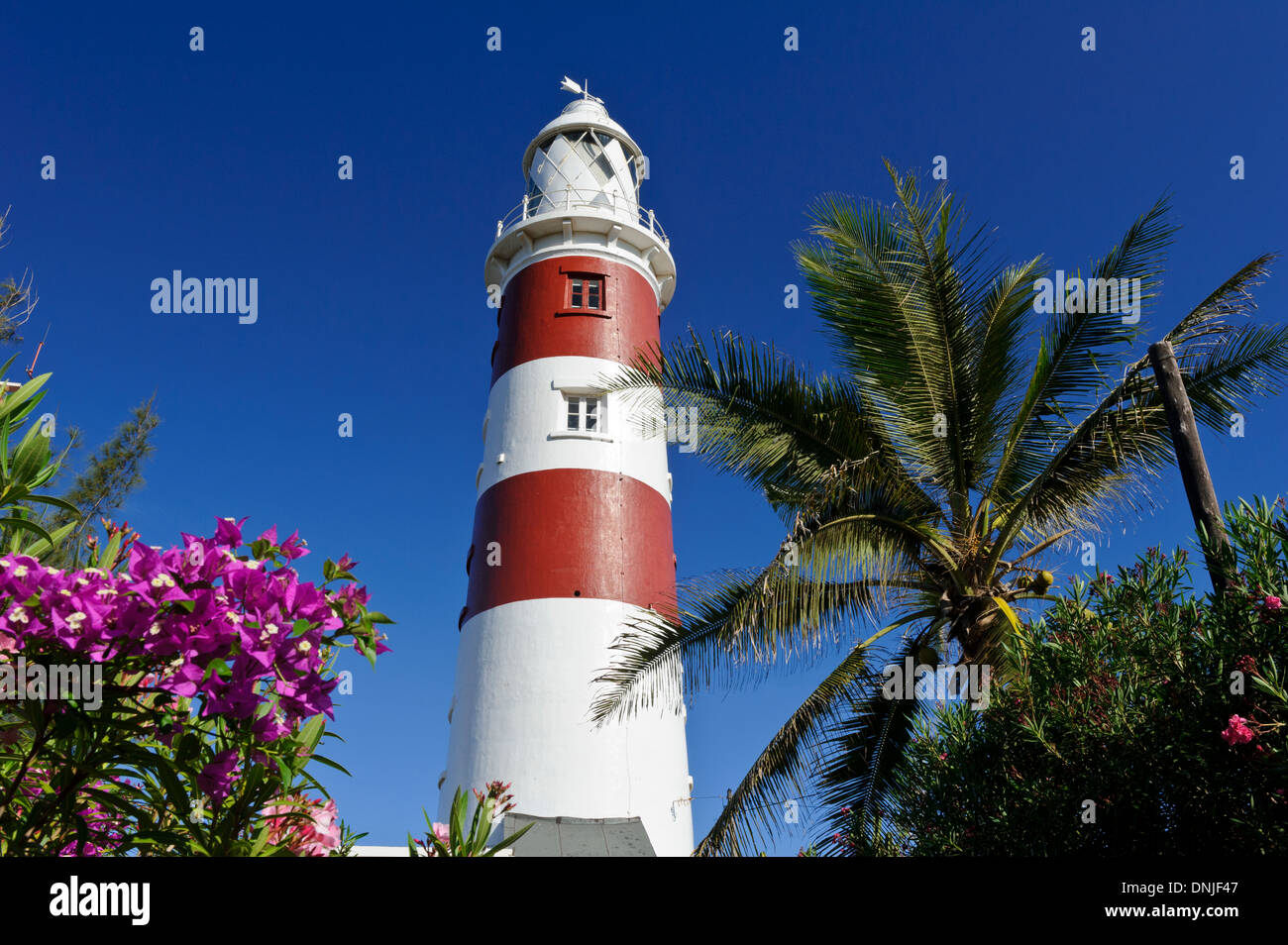 Albion lighthouse, Mauritius. Albion is located on the west coast of ...