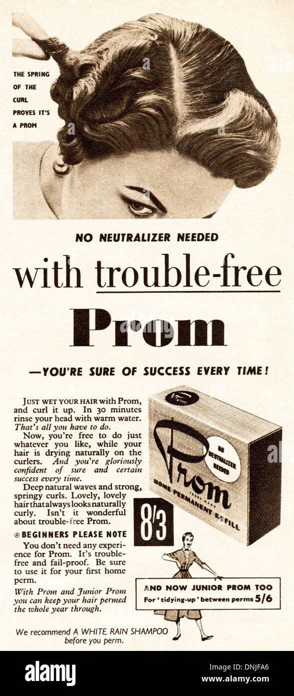 Ads 1950s women hi-res stock photography and images - Alamy