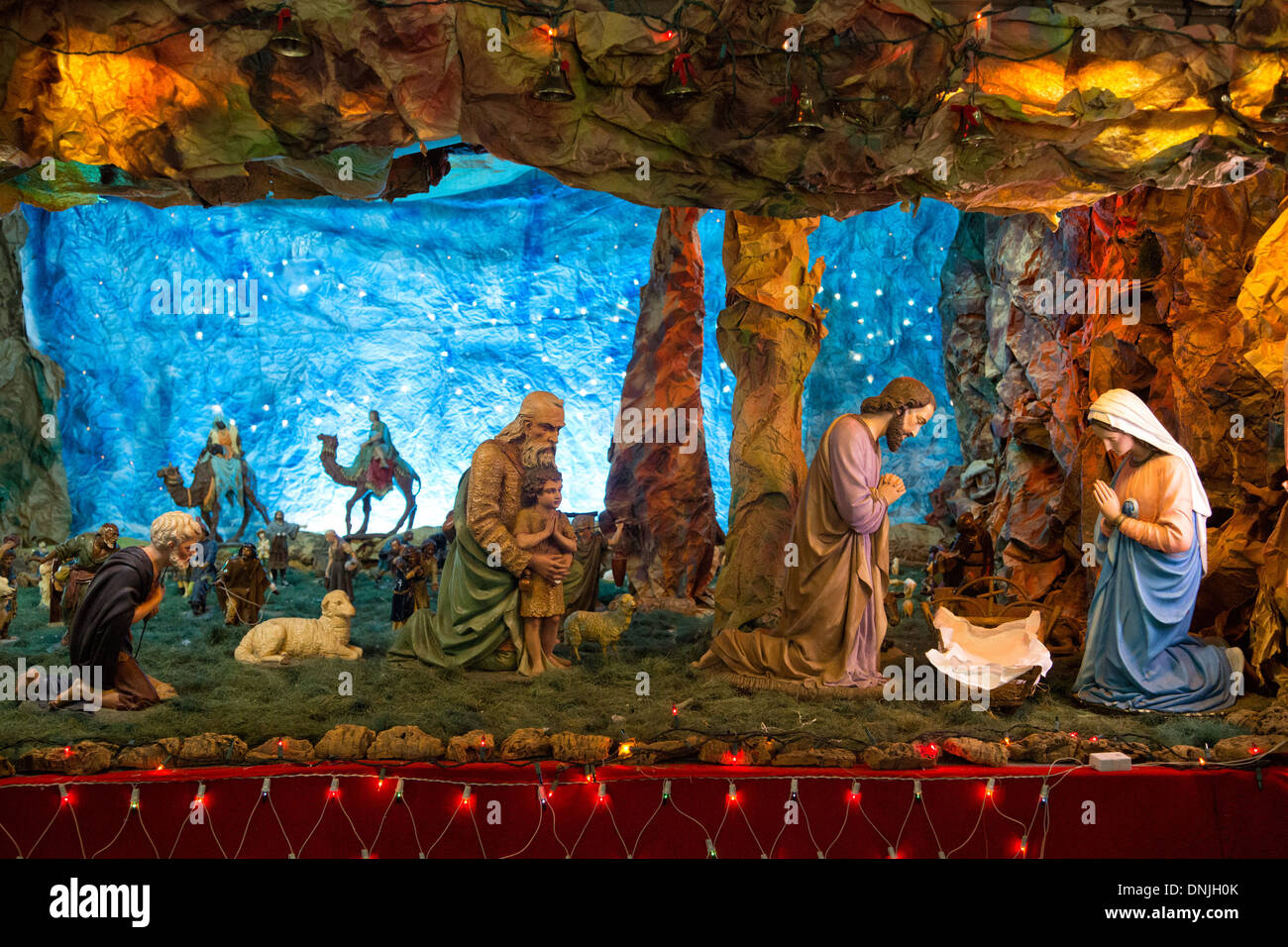 NATIVITY SCENE, CHRISTIAN RELIGION, CUBA, THE CARIBBEAN Stock Photo - Alamy
