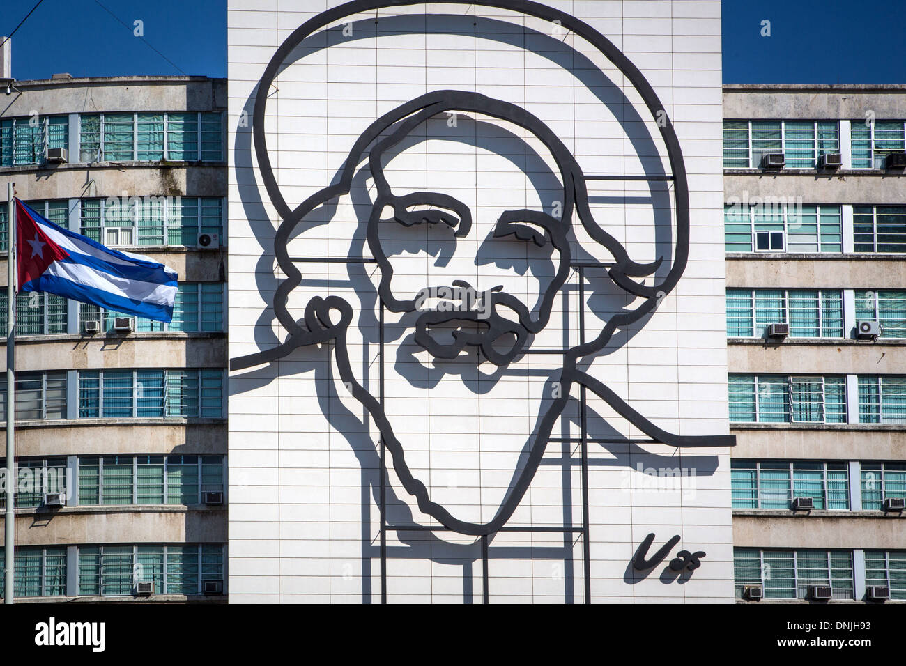 PORTRAIT OF FIDEL CASTRO, ONE OF THE LEADERS OF THE CUBAN REVOLUTION ...