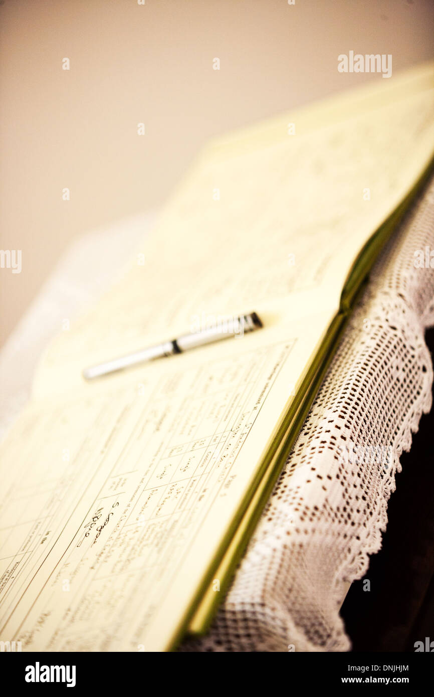 signatures on register document documents certificate of marriage ...