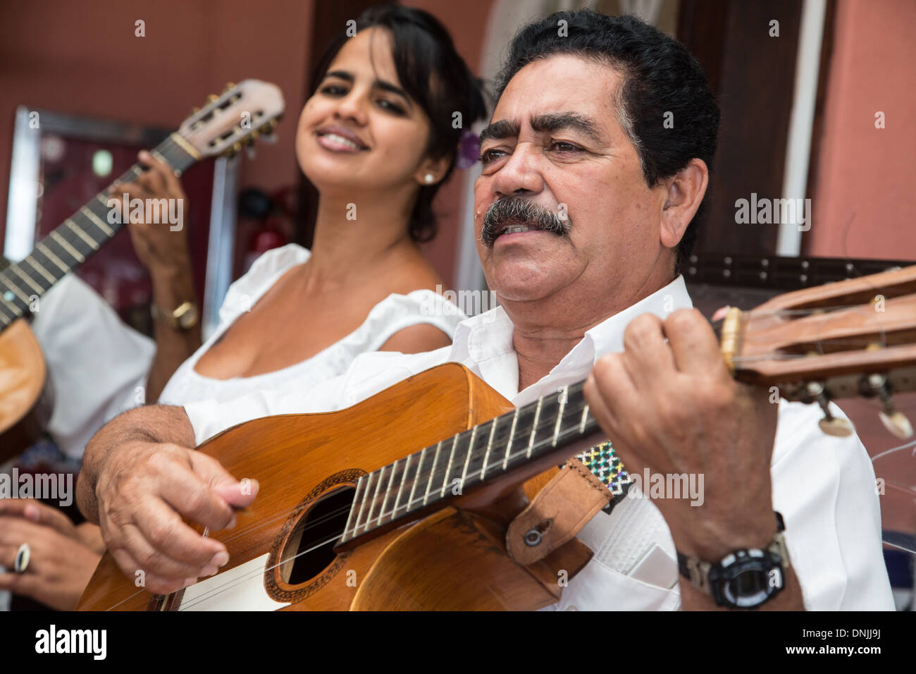 CUBAN MUSICIANS IN THE OLD TOWN (HABANA VIEJA), HAVANA, CUBA, THE ...
