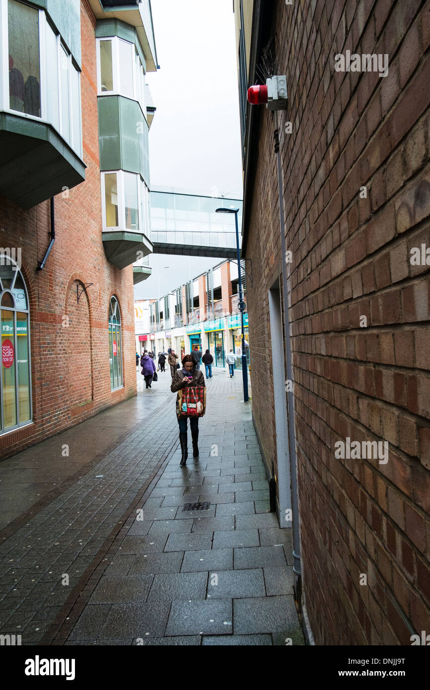 Uk england pescod square shopping centre center outside shops hi-res ...