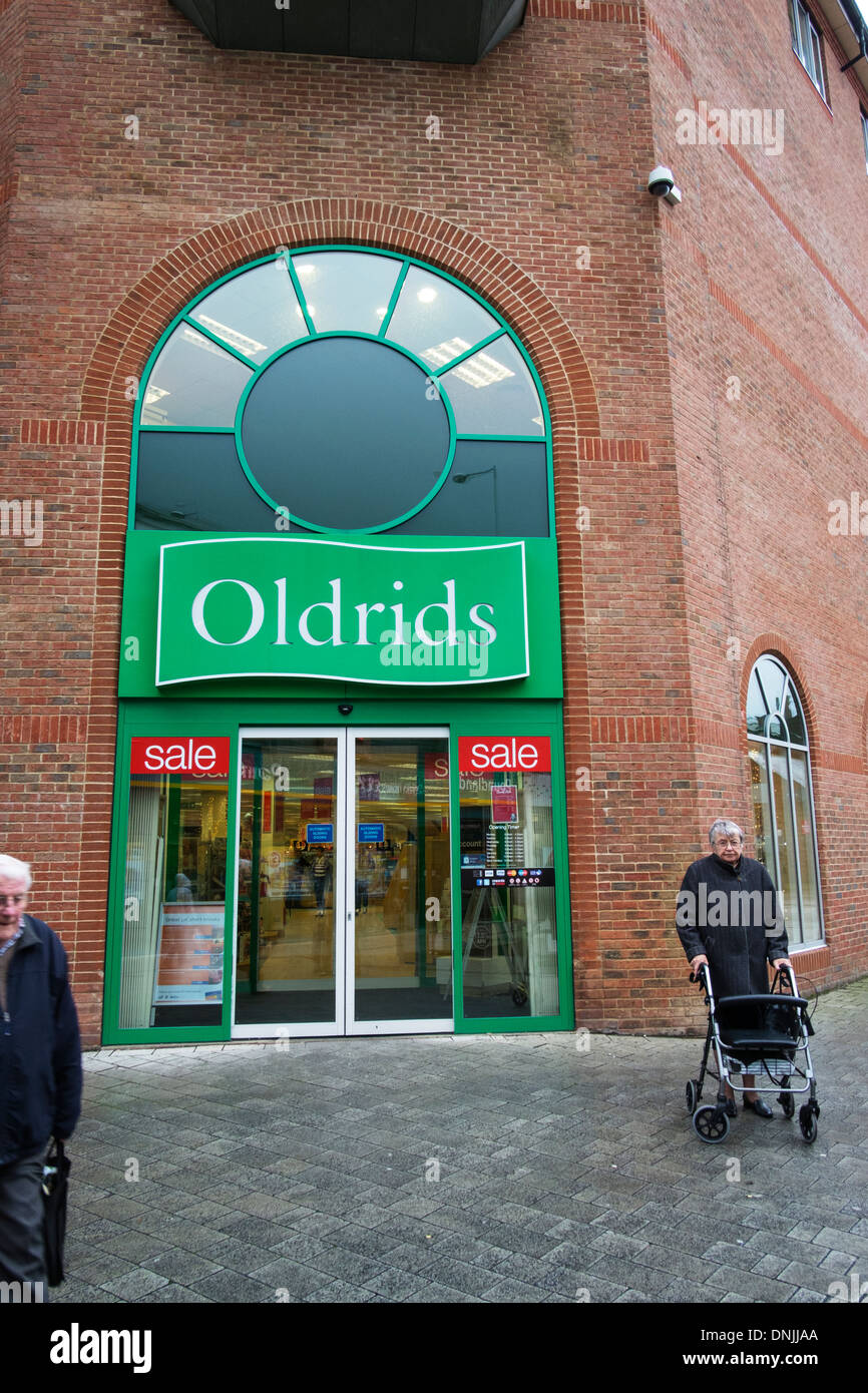 Oldrids department store shop outside entrance front facade Boston Town ...