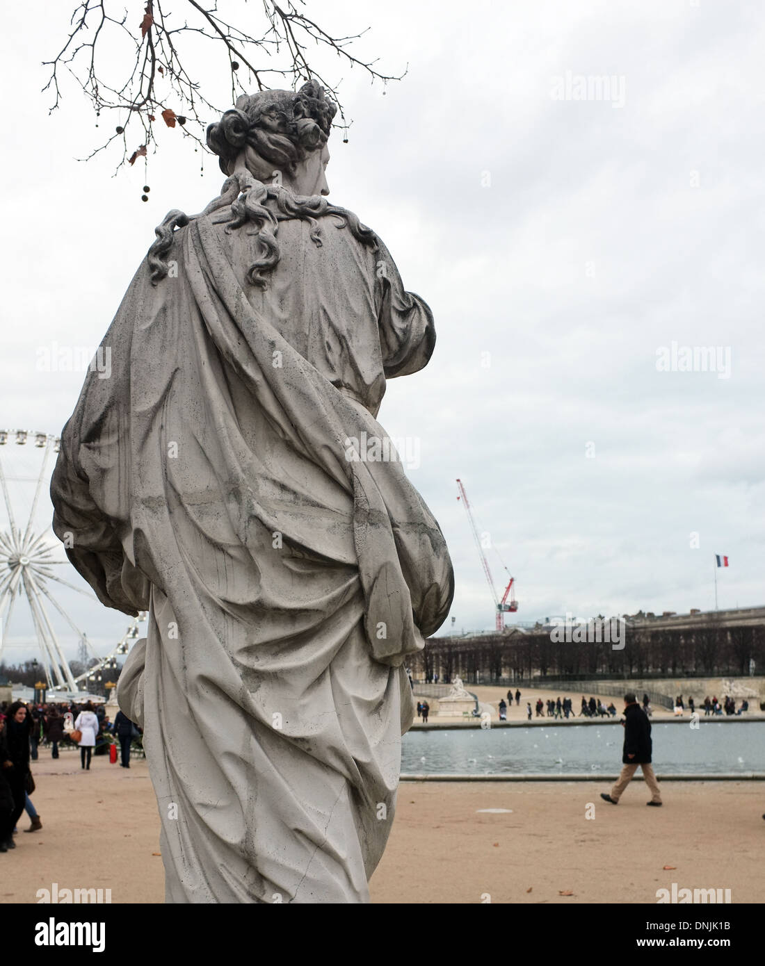 Statue in a park Stock Photo - Alamy