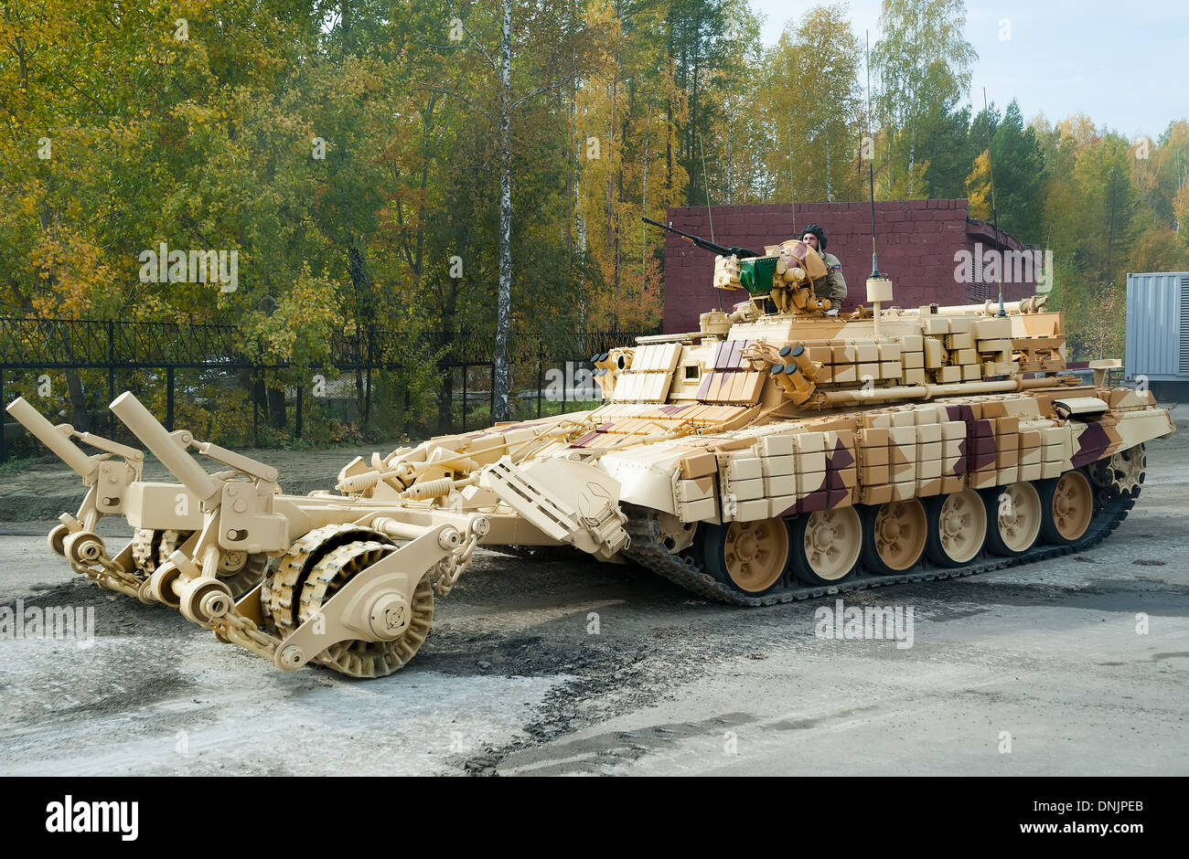 BMR-3M. Armoured deminer to demine pathways for column march ...