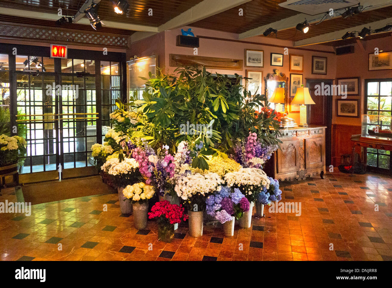 The River Cafe interior Brooklyn NY Stock Photo - Alamy
