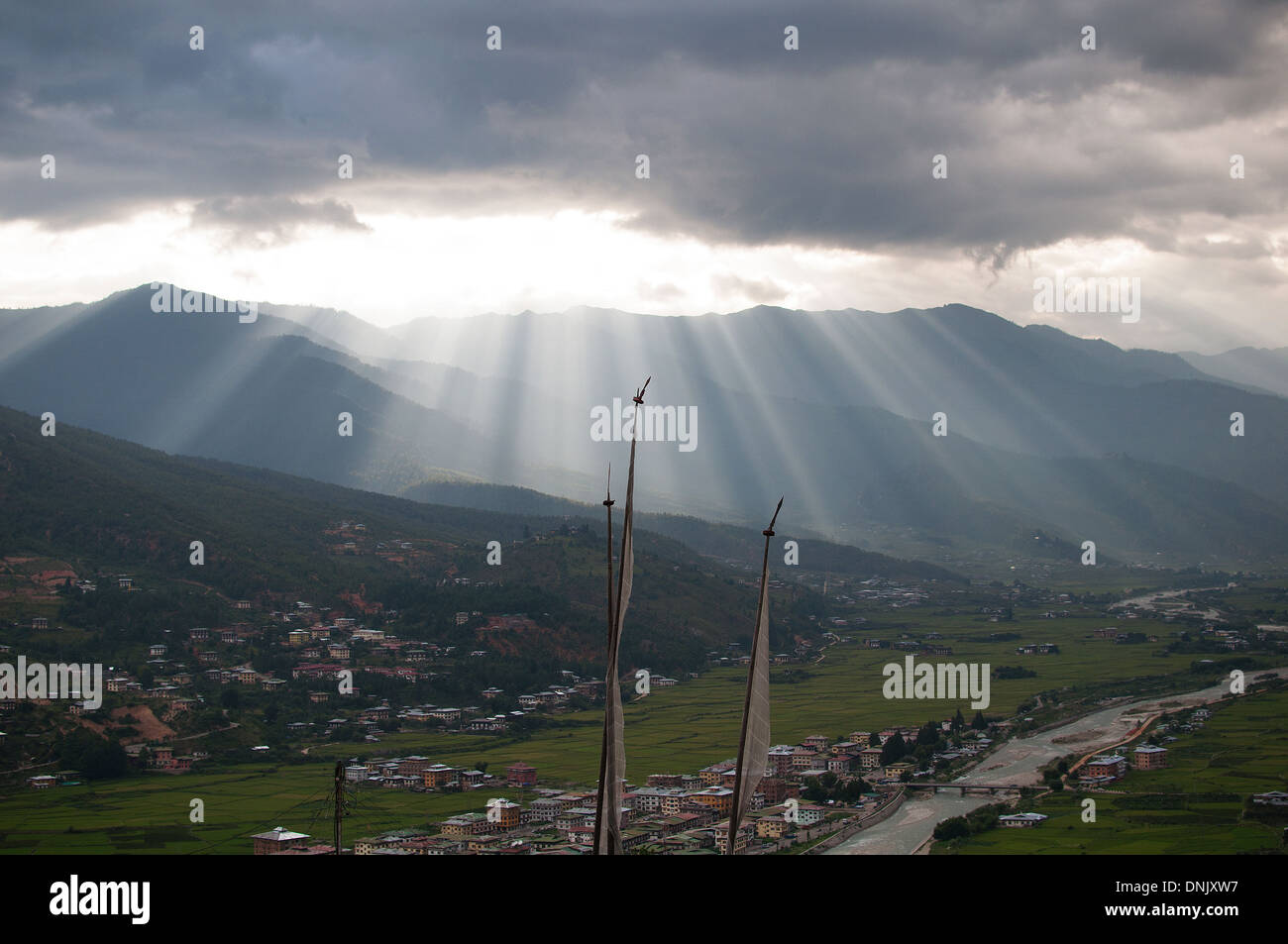 Bhutan sunset hi-res stock photography and images - Alamy