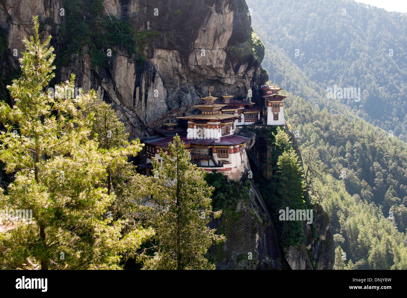 Taktsang monastery in Paro, Bhutan. Also known as Tiger's Nest Stock ...