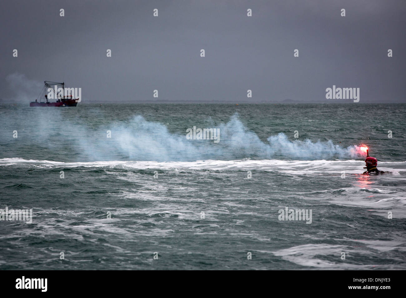 Distress at sea hi-res stock photography and images - Alamy