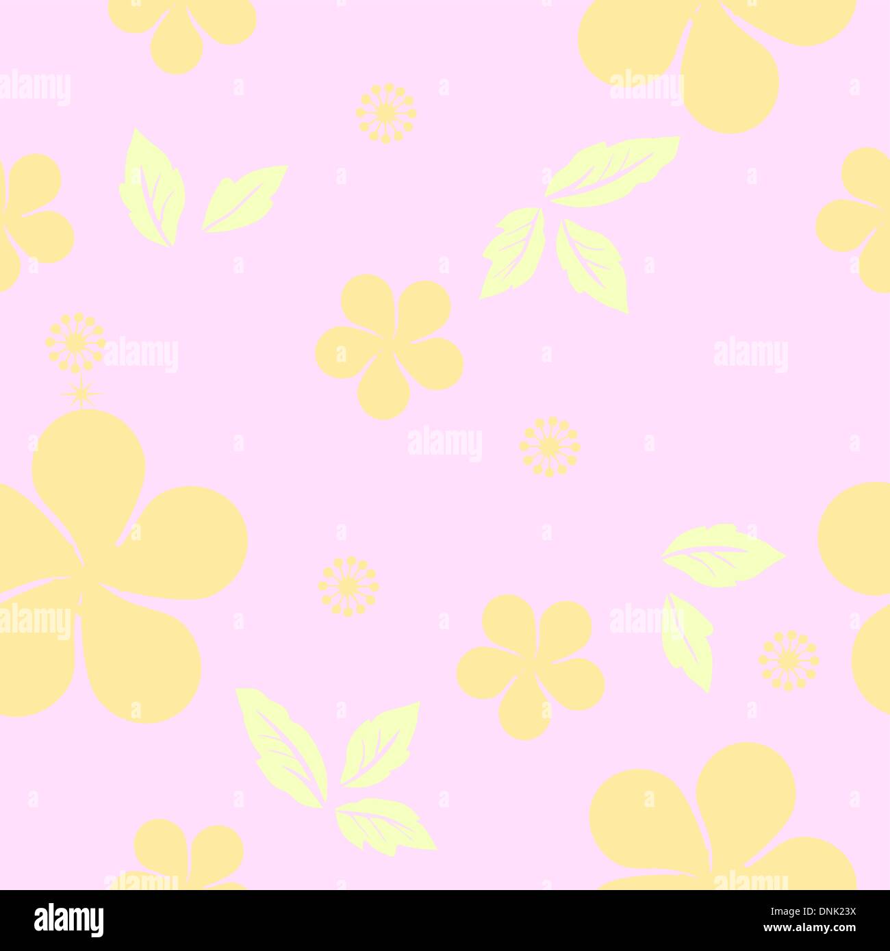 Seamless floral background. Repeat many times. Vector illustration ...