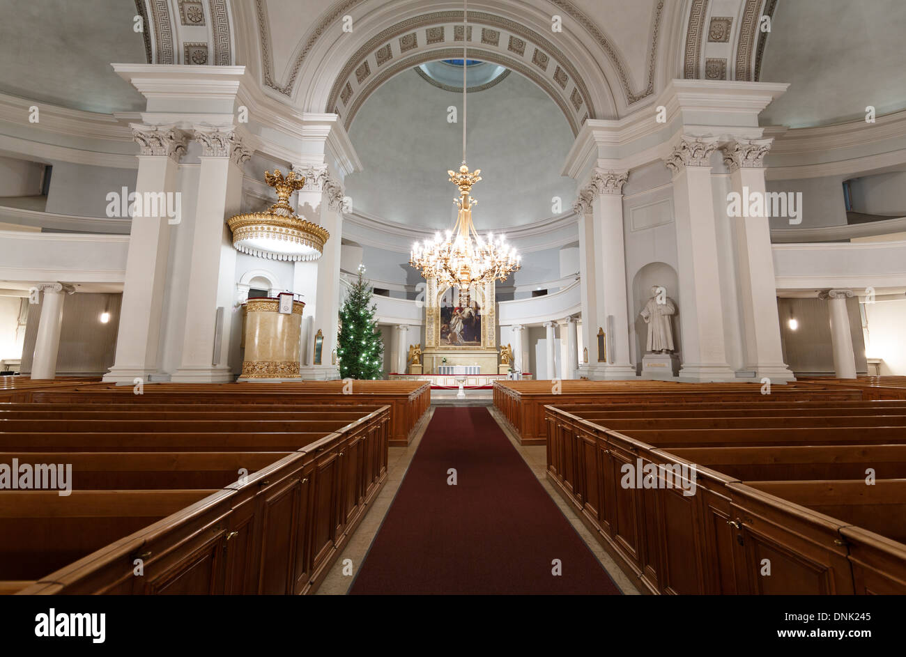 Central aisle is one of the major interior architectural elements of ...