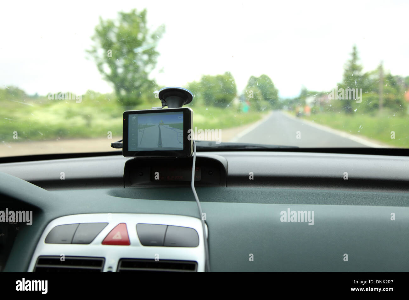 car dashboard and satelite navigation system auto gps panel device ...