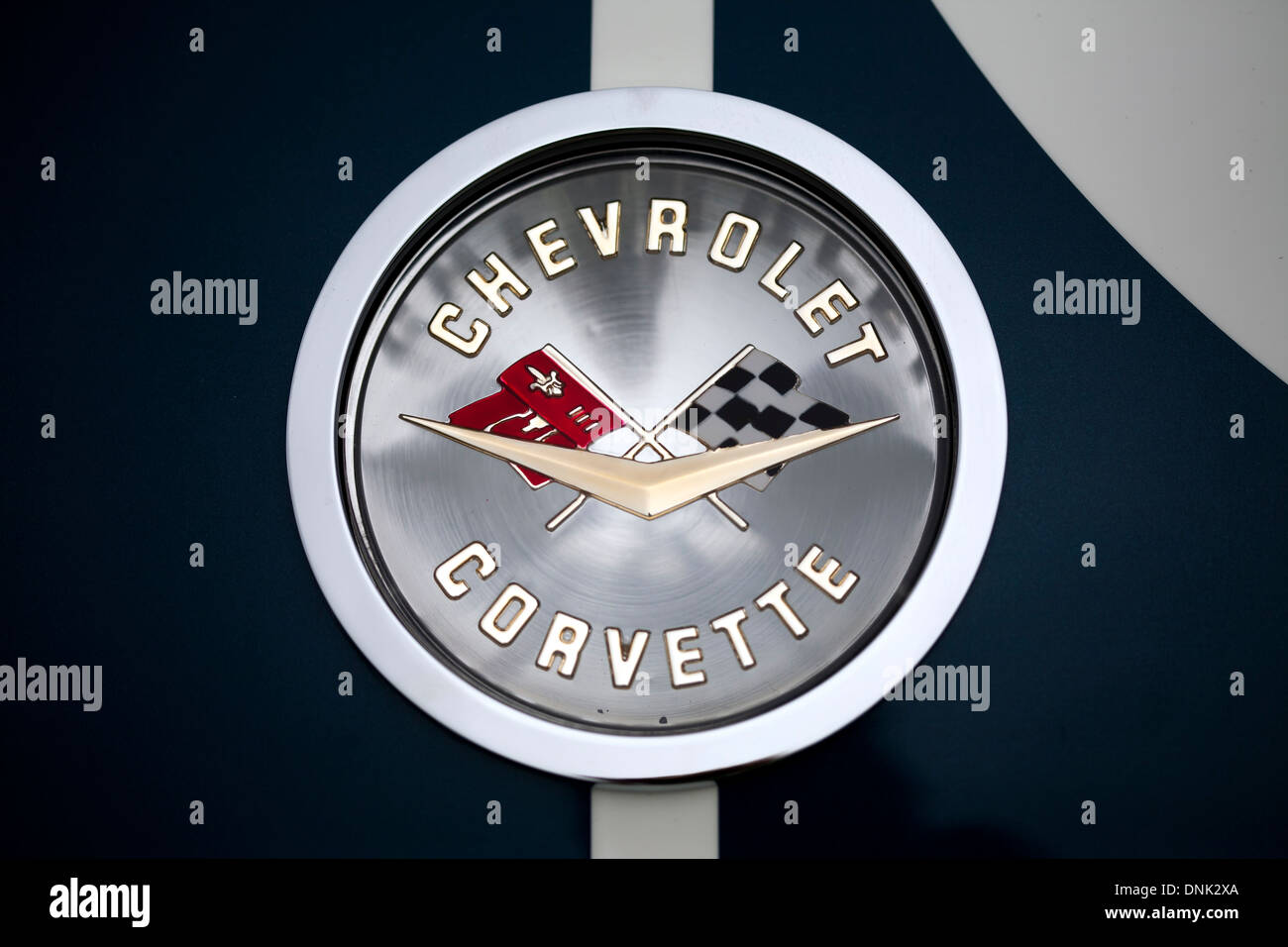 Chevrolet corvette auto logo hi-res stock photography and images - Alamy