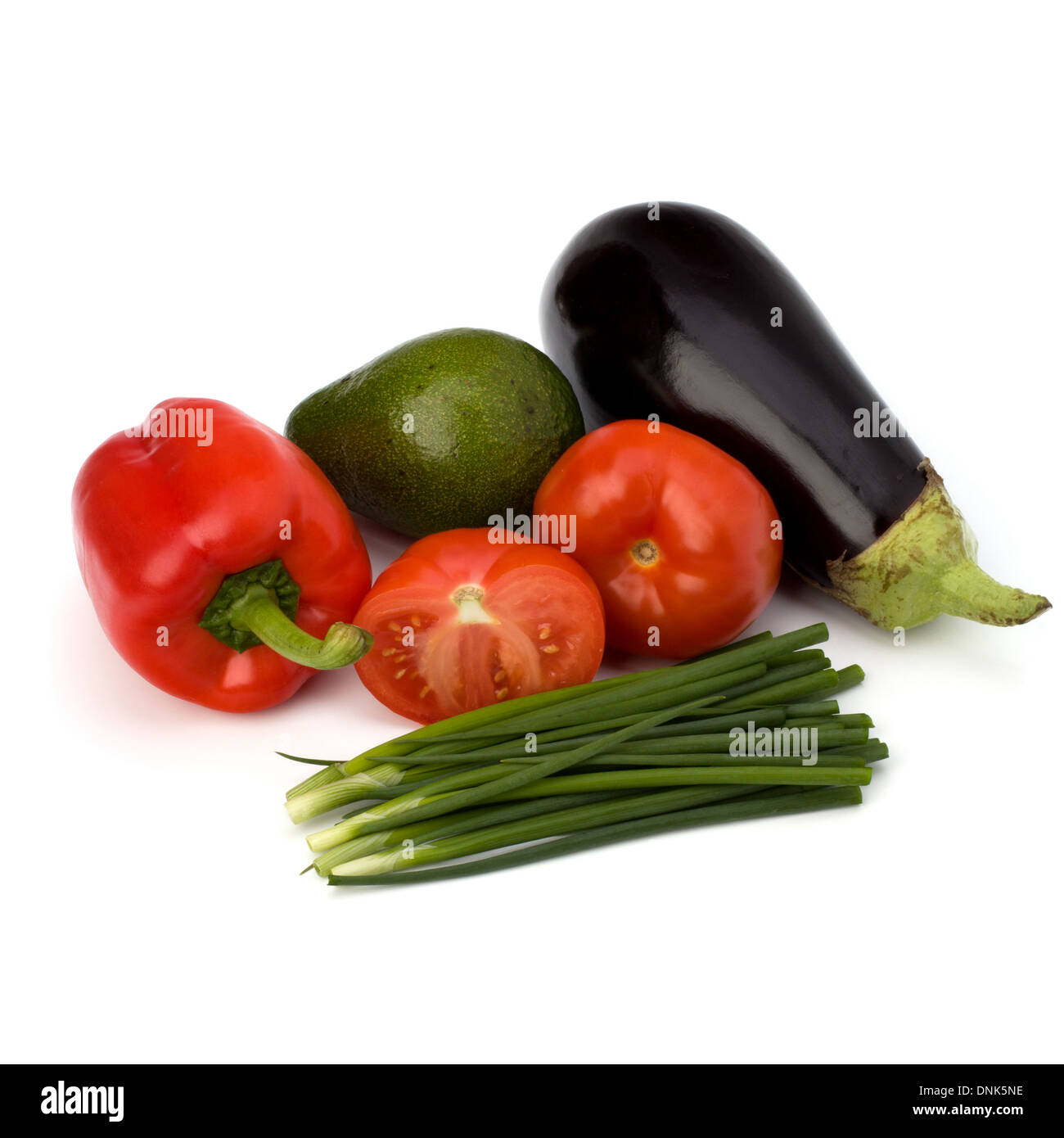 vegetables isolated on white background Stock Photo - Alamy