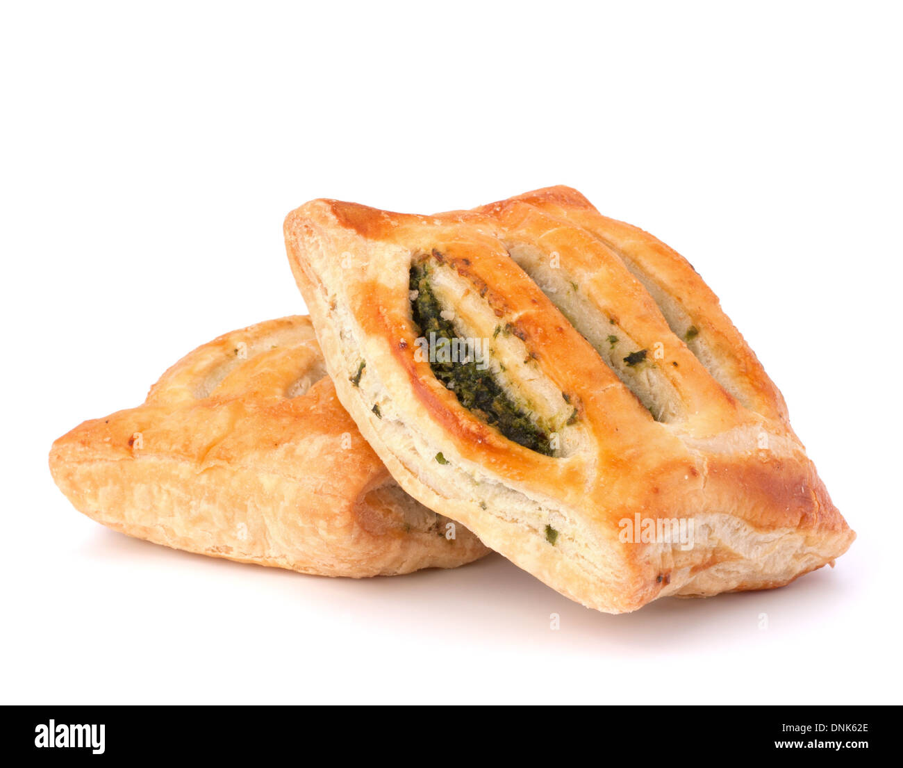 Puff pastry bun isolated on white background. Healthy patty with ...
