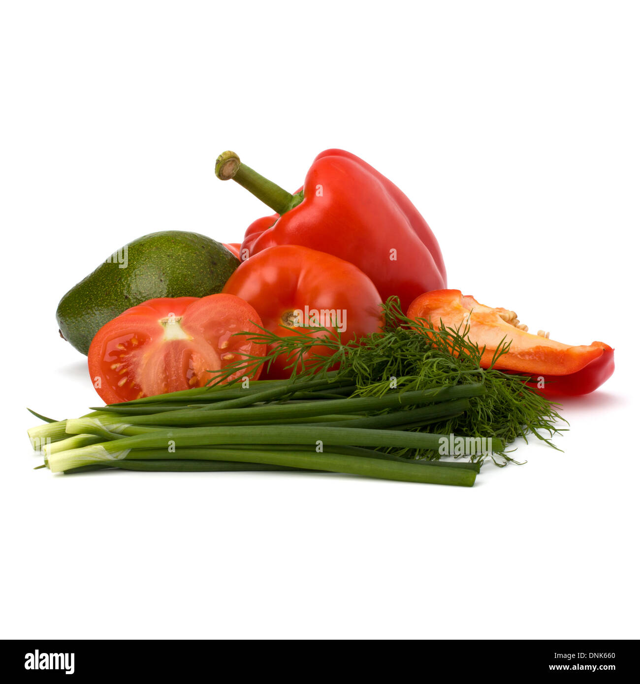 vegetables isolated on white background Stock Photo - Alamy