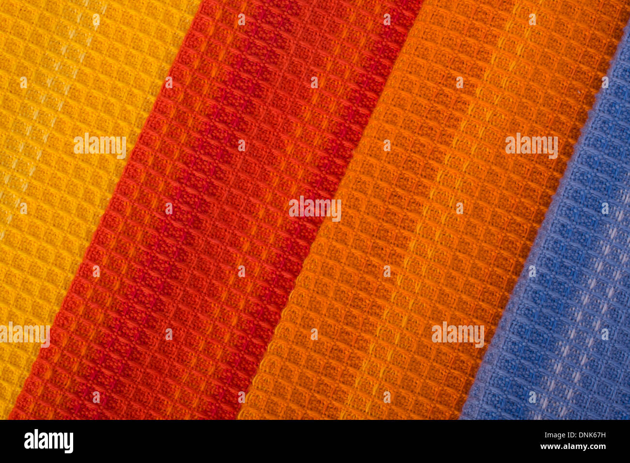 Colourful honeycomb textile background Stock Photo - Alamy
