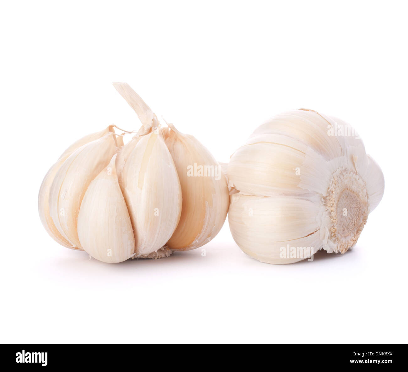 garlic bulb isolated on white background cutout Stock Photo - Alamy