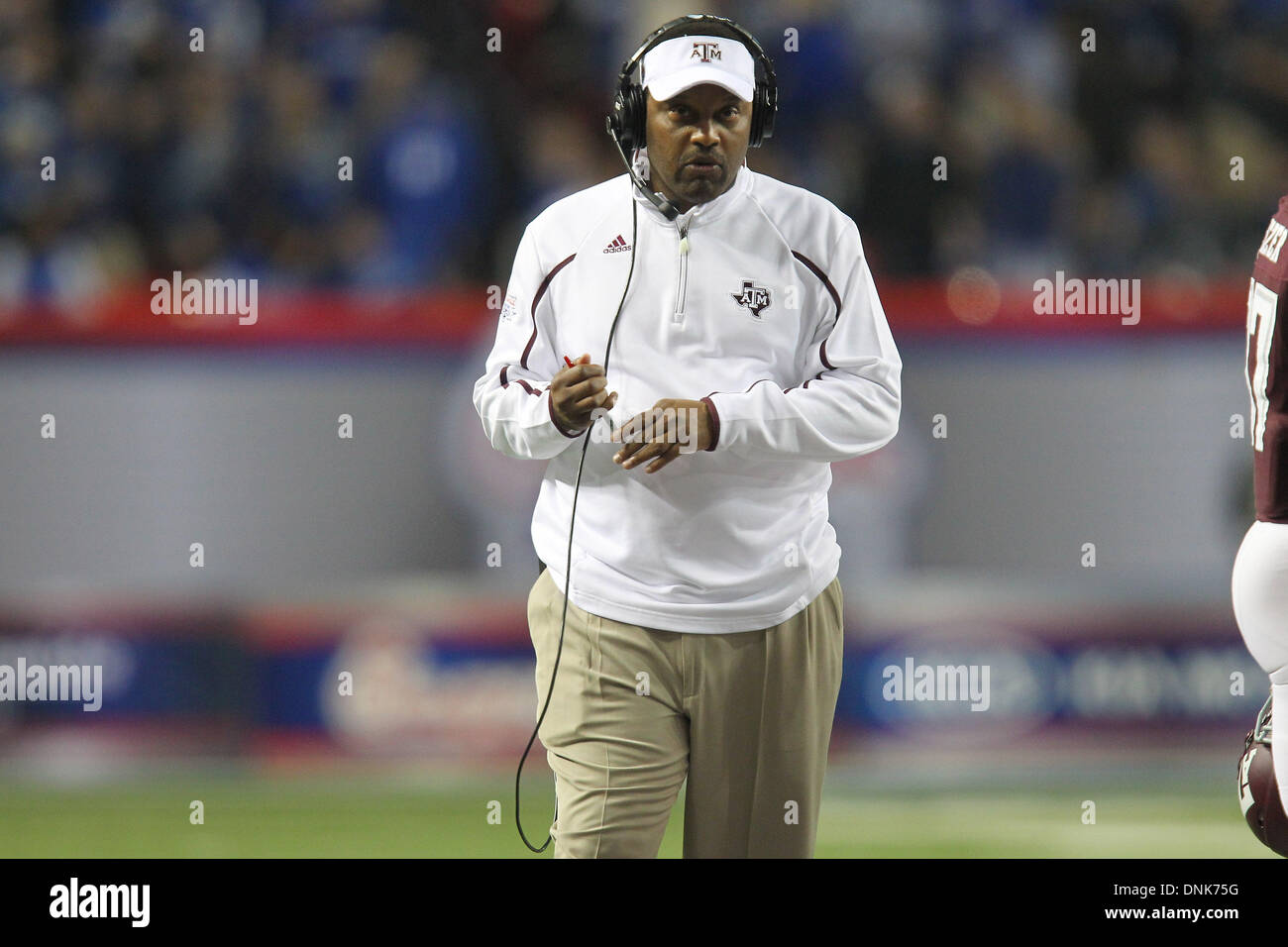 Atlanta, Georgia, USA. 31st December 2013. Texas A&M's head coach ...